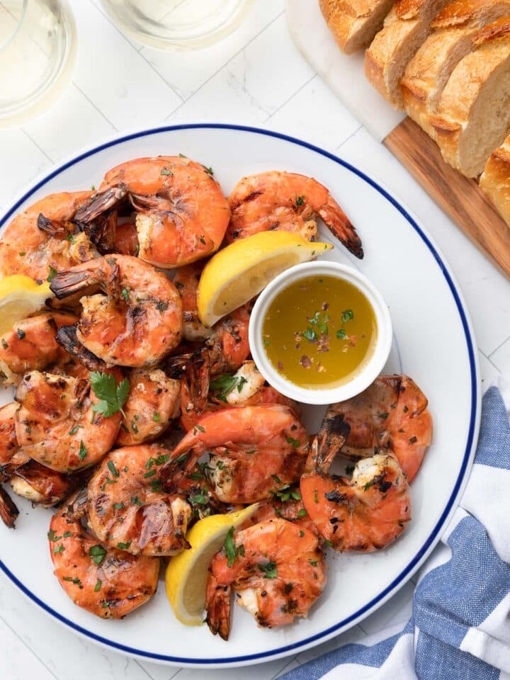 Air Fryer Shrimp - Striped Spatula