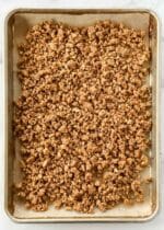 Graham Cracker Crumble Topping - Striped Spatula