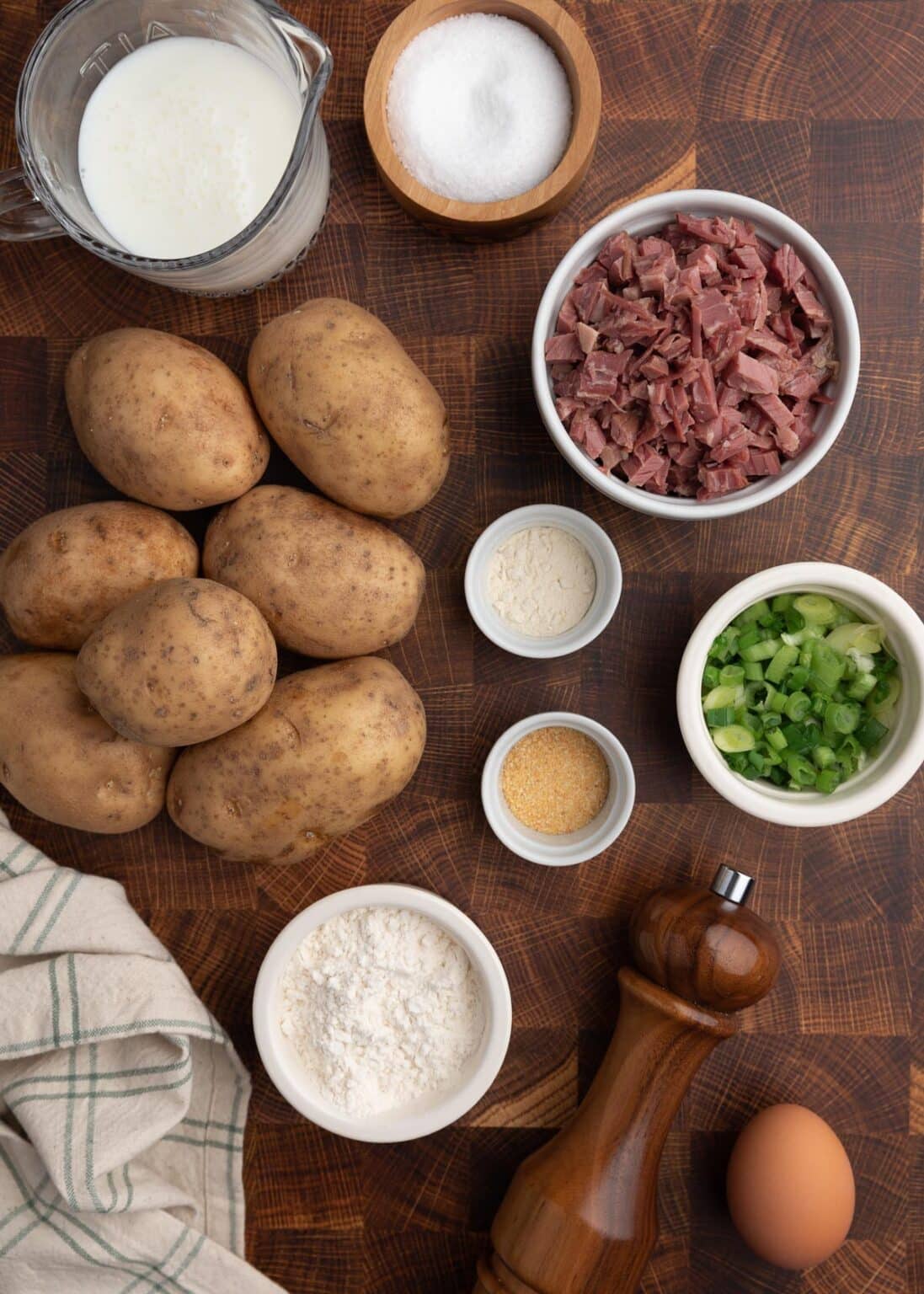 Corned Beef and Potato Cakes - Striped Spatula