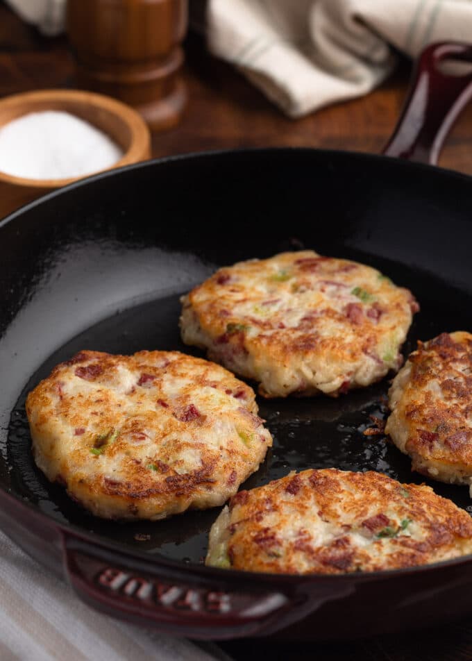 Corned Beef and Potato Cakes - Striped Spatula