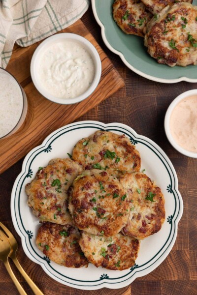 Corned Beef and Potato Cakes - Striped Spatula