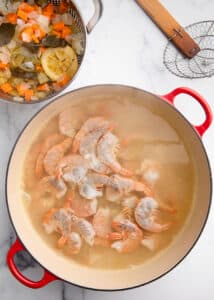 Poached Shrimp - Striped Spatula